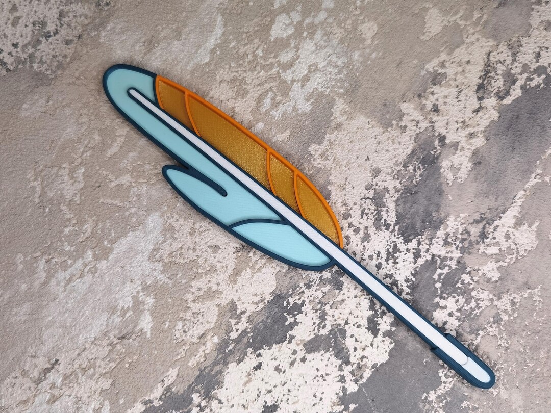 Bluey Magic Feather Wand Pen Bingo Heeler Prop Costume Accessory Blue ...