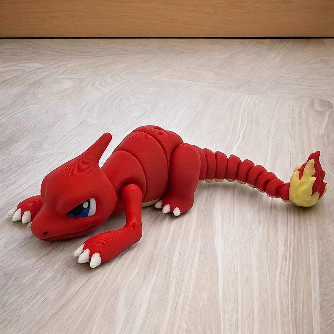 Poke Themed 3D Print Planter STL File Charizard, Charmender - Etsy