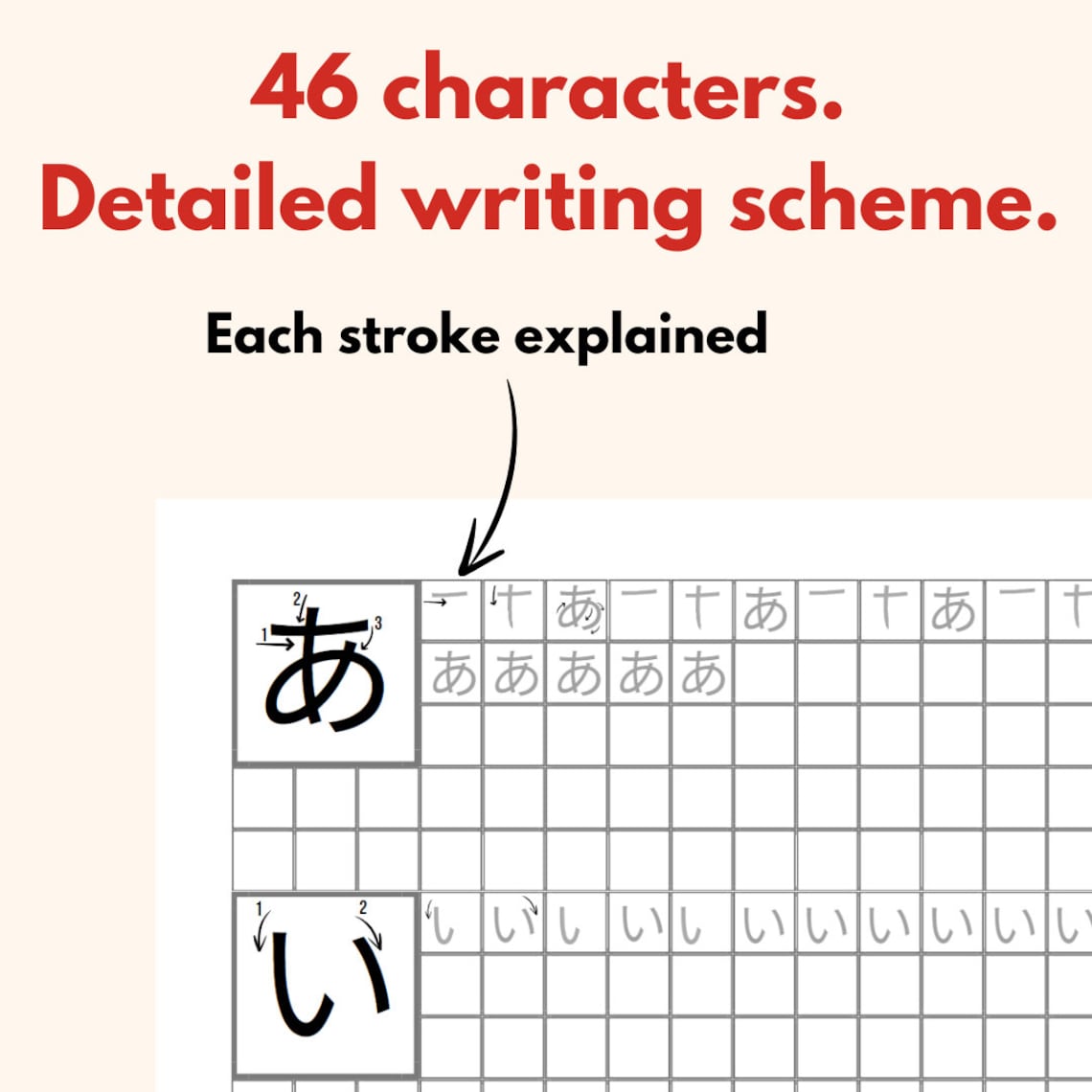 Learn Japanese Hiragana Practice Worksheets Japanese Alphabet Japanese ...