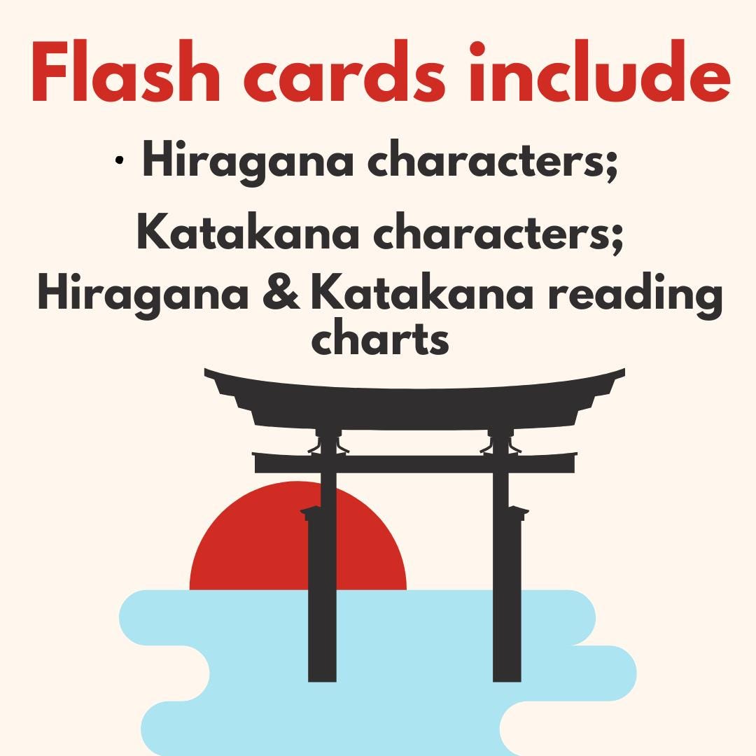 Learn Japanese Hiragana and Katakana Bundle Japanese Alphabet Japanese ...