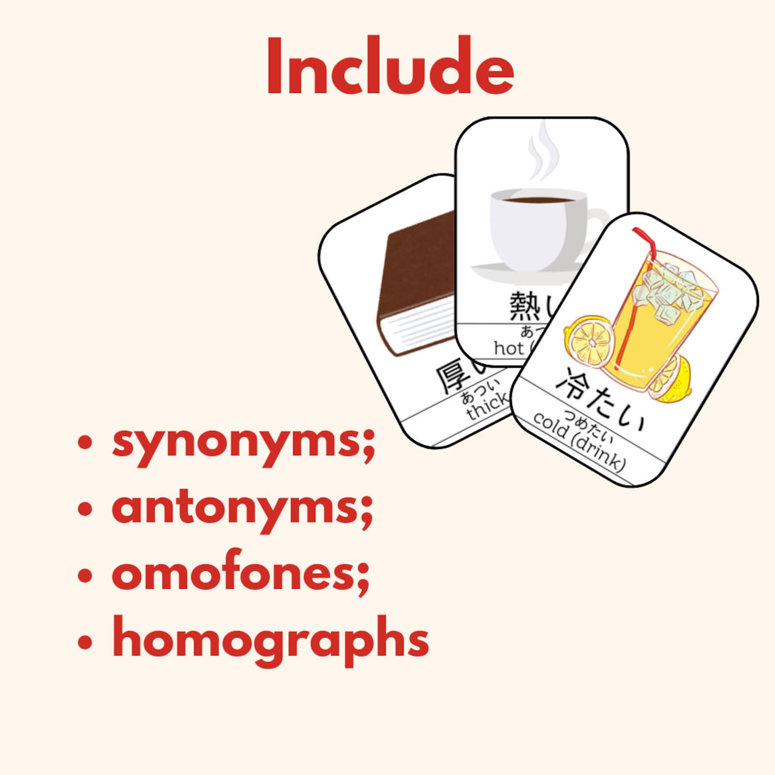 Learn Japanese Flashcards Words With Friends JLPT N5 Japanese for ...