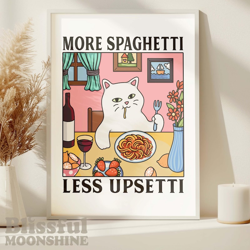 More Spaghetti Less Upsetti - Etsy