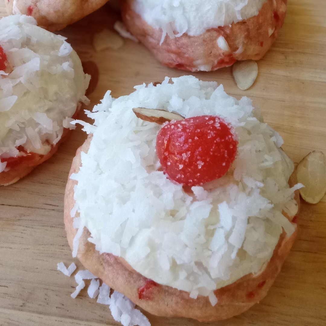 Cherry Winter Flakes Cookie Recipe - Etsy