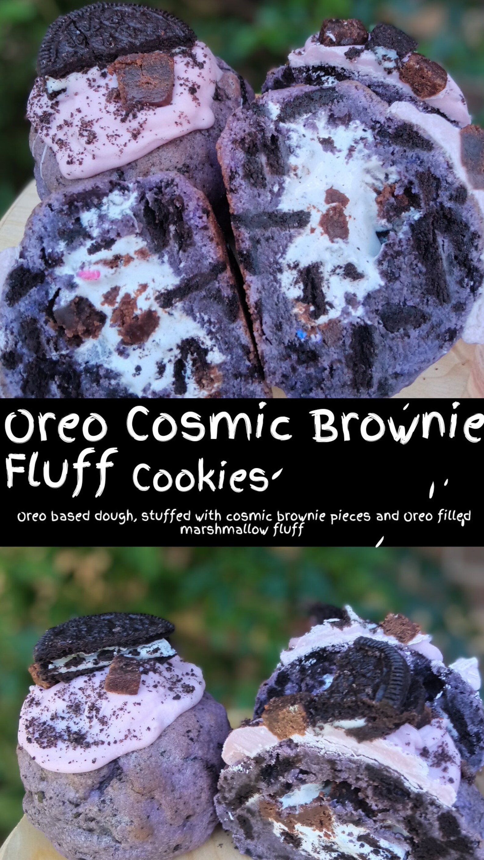 Oreo Cosmic Brownie Fluff Cookie Recipe - Etsy