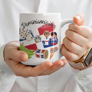 Dominican Coffee Mug, Dominican Republic Culture, Flag, Tambora ...
