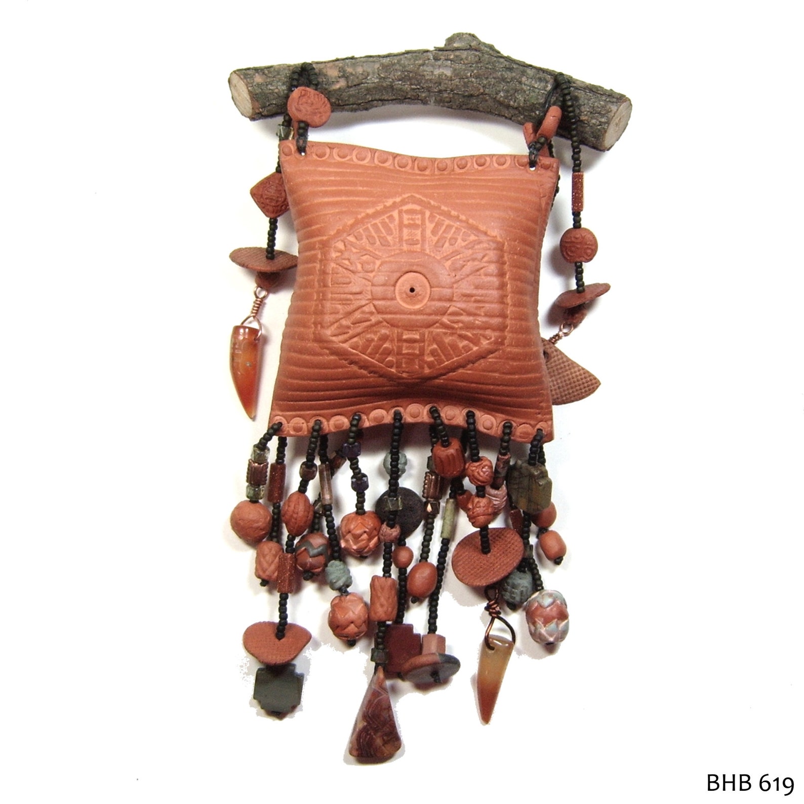 An Adoration Rattle Adorned With Hand Formed Earthenware Clay - Etsy