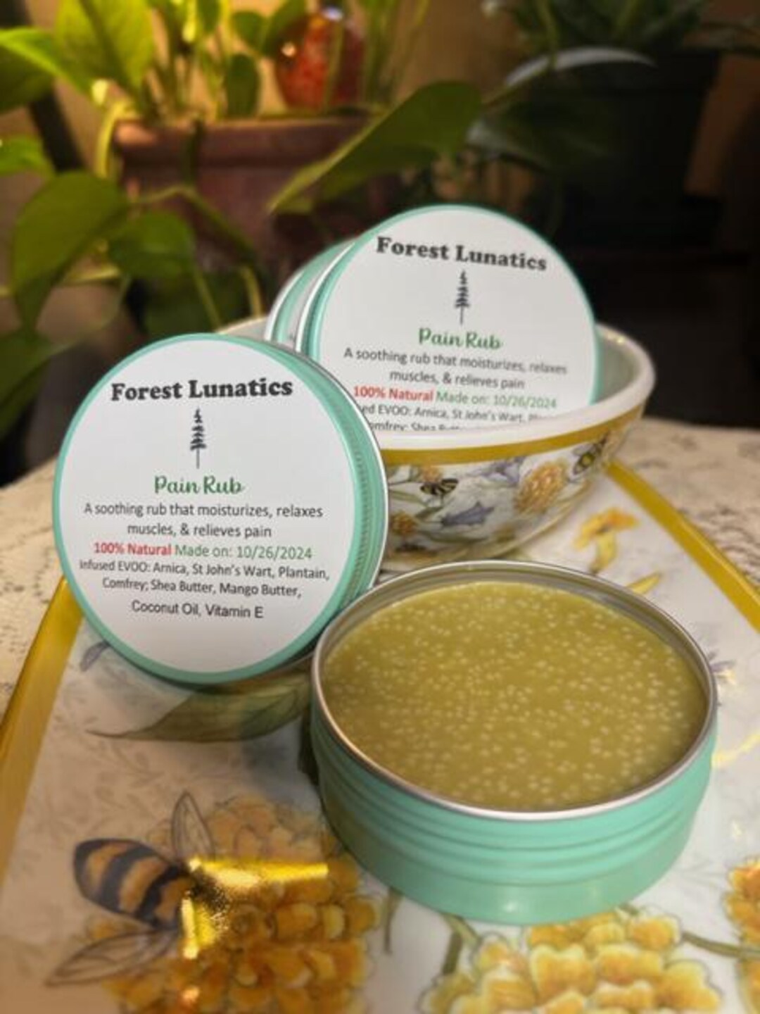 Forest Lunatics Infused All-natural Muscle Rub arnica, Comfrey, St ...