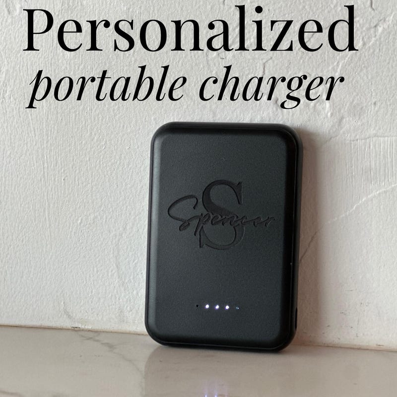 Thin Portable Charger - Etsy