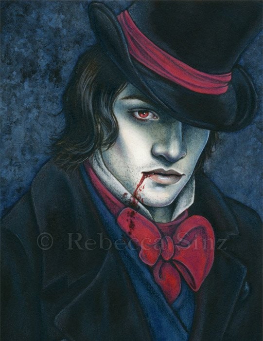 Male Vampire Drawing