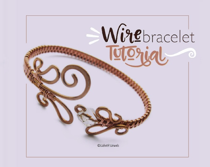 Wire Wrapping Tutorial ~ Wire Wrapped Cuff Bracelet Tutorial ~ Handmade ...
