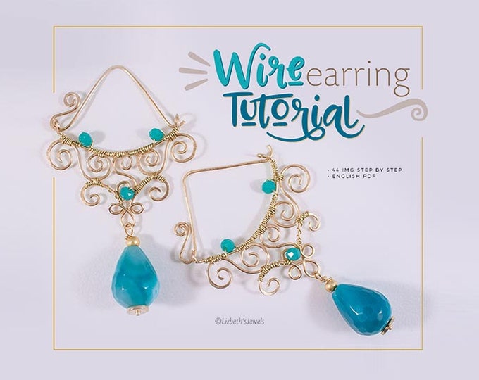 Wire Wrapping Tutorial ~ Wire Wrapped Earring Tutorial ~ Handmade ...