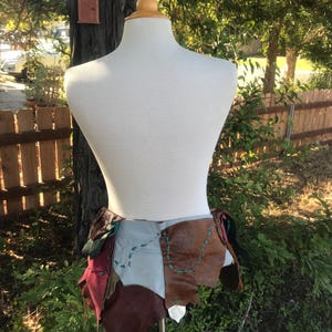 Colorful Leather Fairycore Belt With Pockets - Etsy