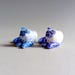 Delft Blue Ceramic Cat Figurine: Hand-painted Holland Decor - Etsy