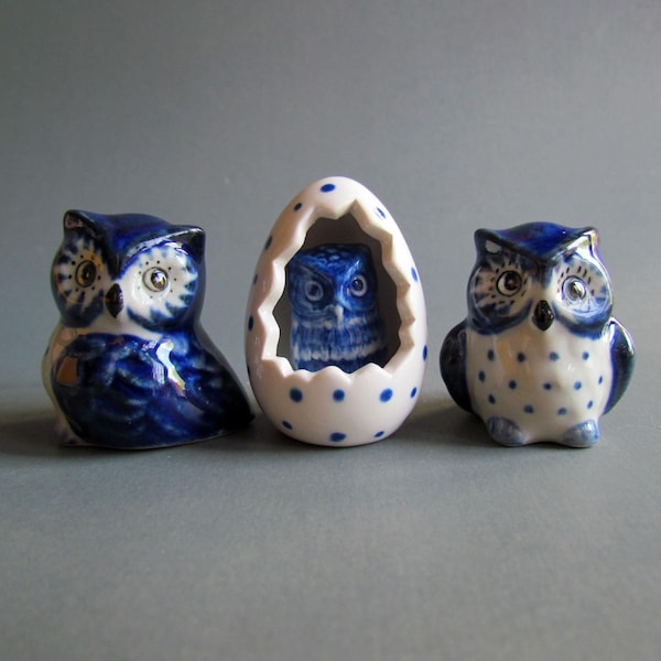 Ceramic Owl Sculpture - Etsy