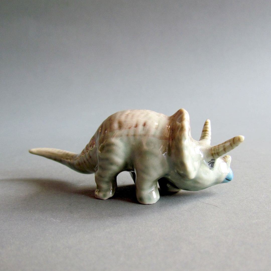 Choose DINOSAUR Miniature Porcelain Mini Ceramic Figure Tiny Porcelain ...