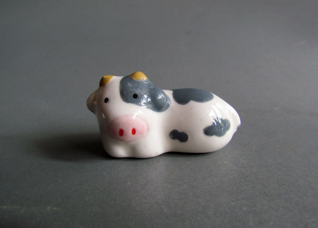 Cows Ceramic Figurine Chopsticks Rest Chopsticks Holder Cartoon ...