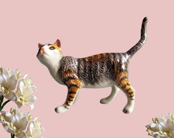Calico Cat Figurine - Etsy