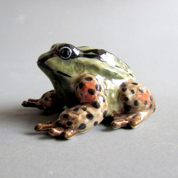 Porcelain Frog - Etsy