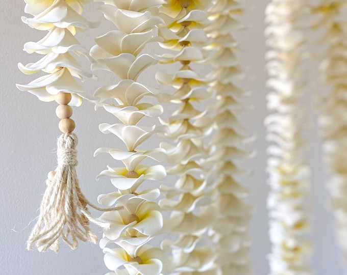 Plumeria Garland, 5cm Foam Plumeria Garland, Plumeria Lei Strand, Lei ...