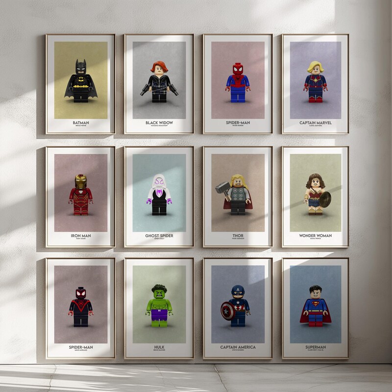 Superhero Posters - Etsy
