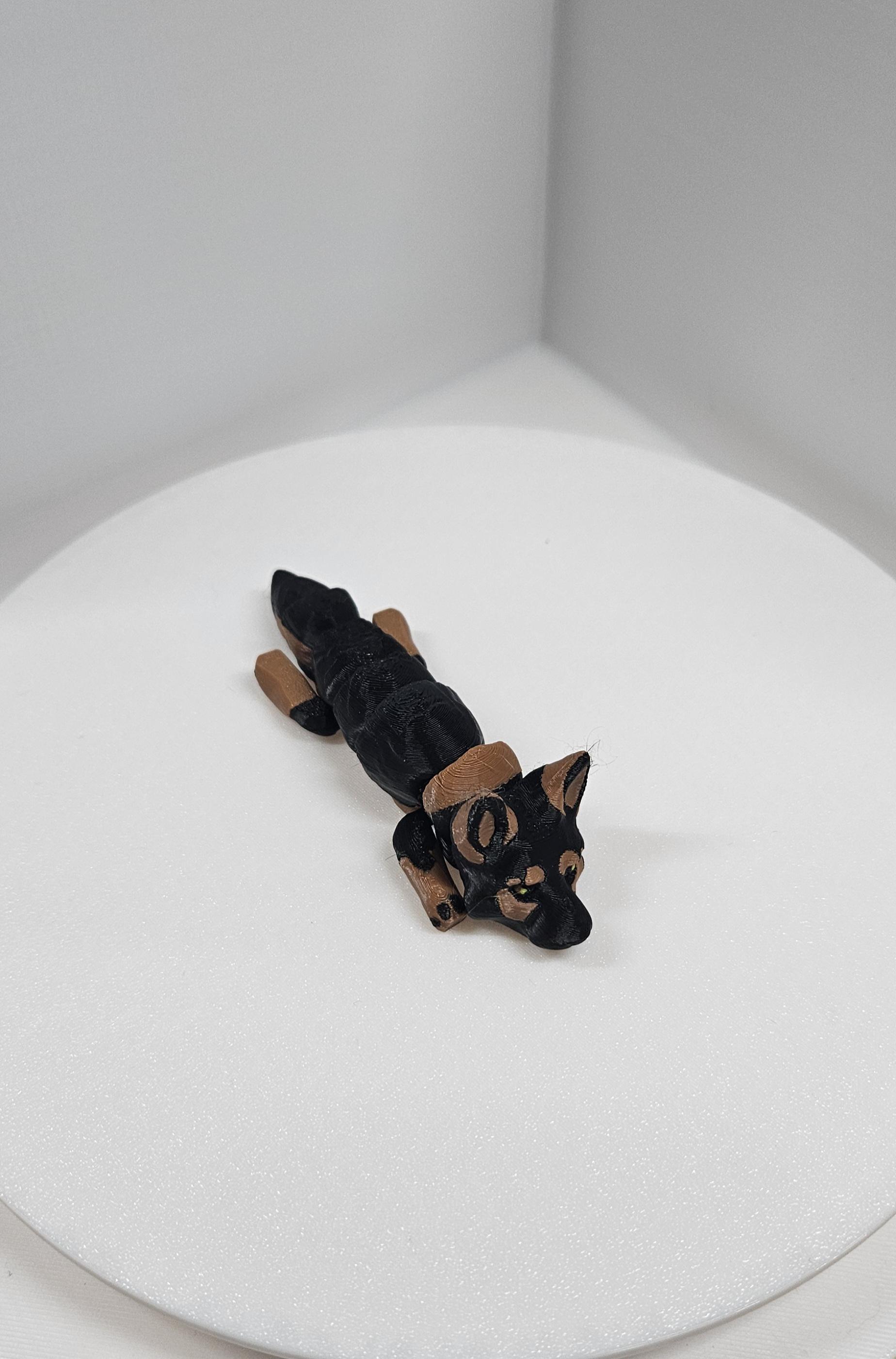 3D Printed Articulated Fidget Dog:poseable Fidget Toy - Etsy