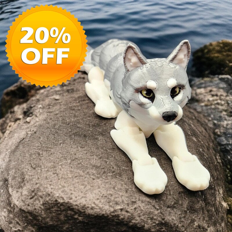 Wolf Figurine - Etsy