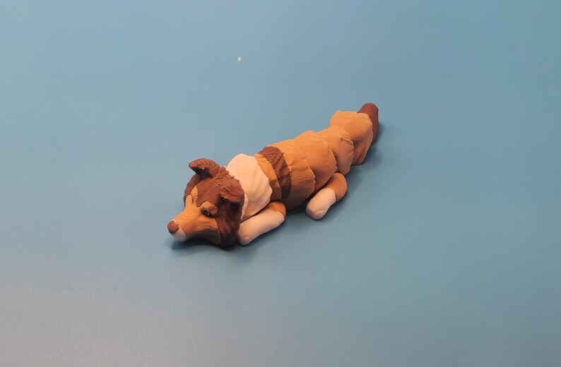 3D Printed Articulated Fidget Dog:poseable Fidget Toy - Etsy