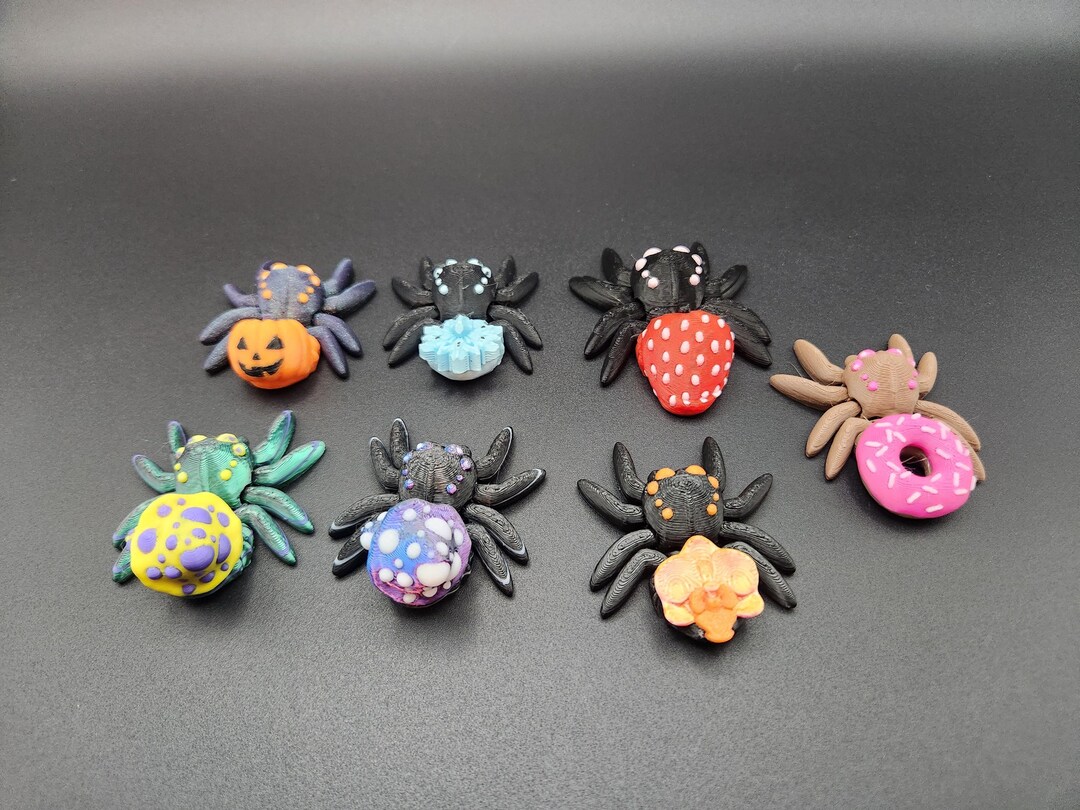 Articulated Spider Fidget Toy Cute Flexible Desk Toy, Stress Relief ...