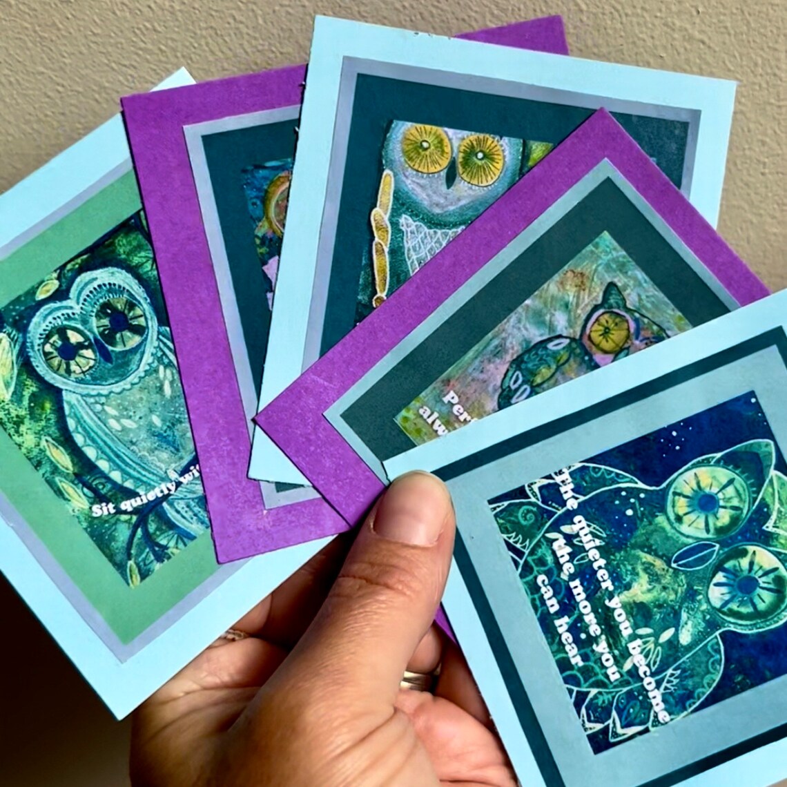 Printable Affirmation Cards Wise Owls - Etsy