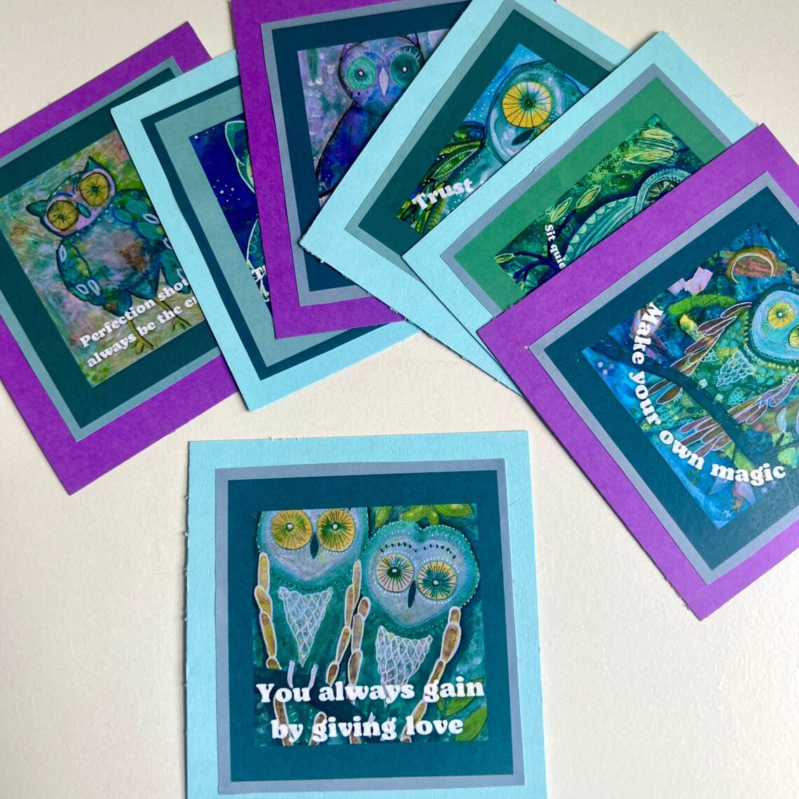 Printable Affirmation Cards Wise Owls - Etsy