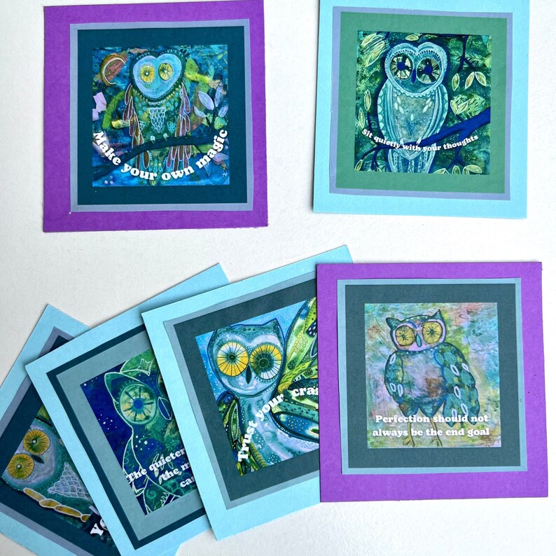 Printable Affirmation Cards Wise Owls - Etsy