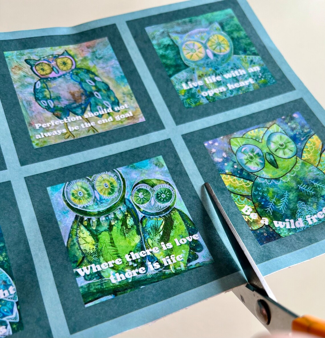 Printable Affirmation Cards Wise Owls - Etsy