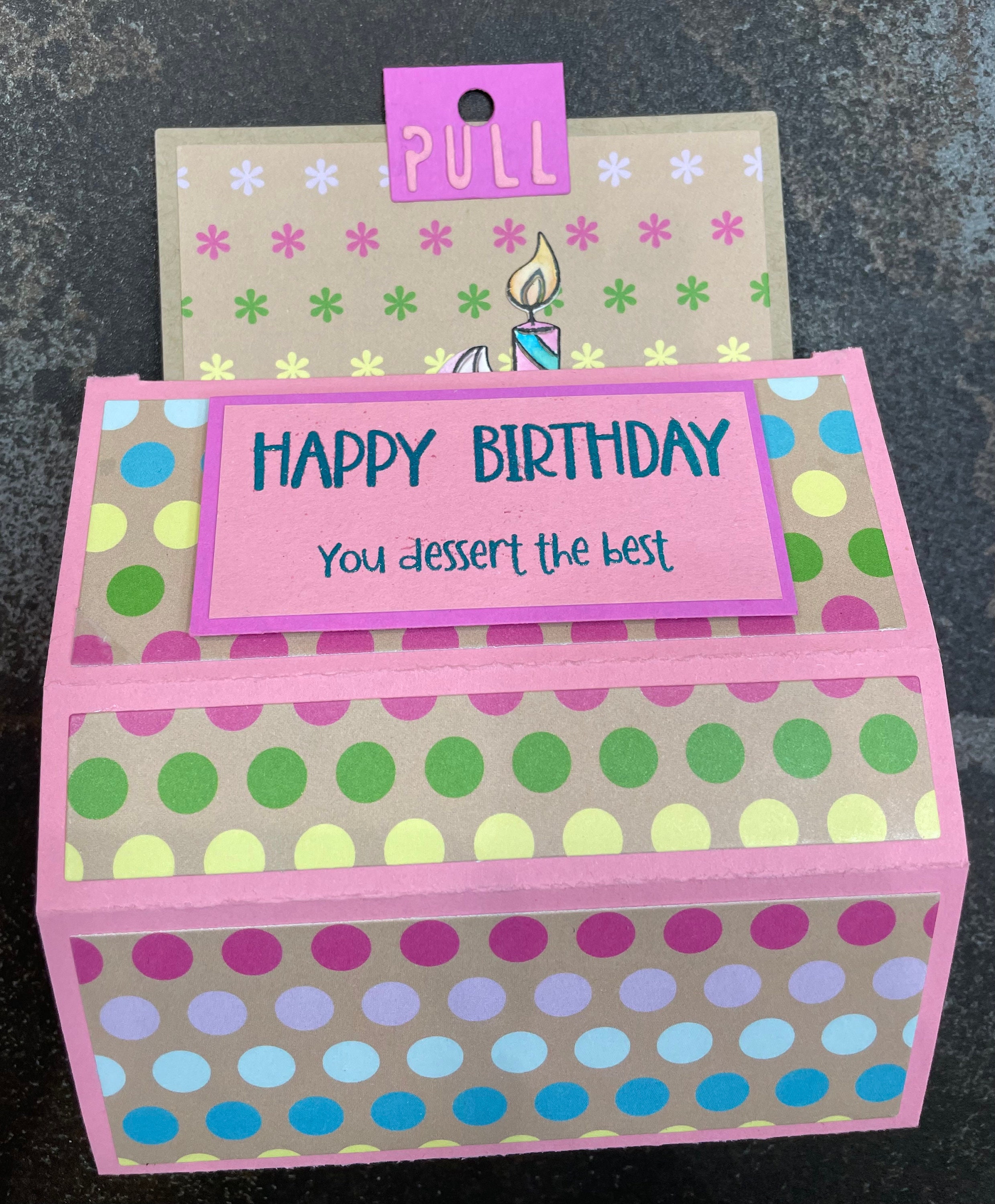 Fun Pull up Box Birthday Card - Etsy