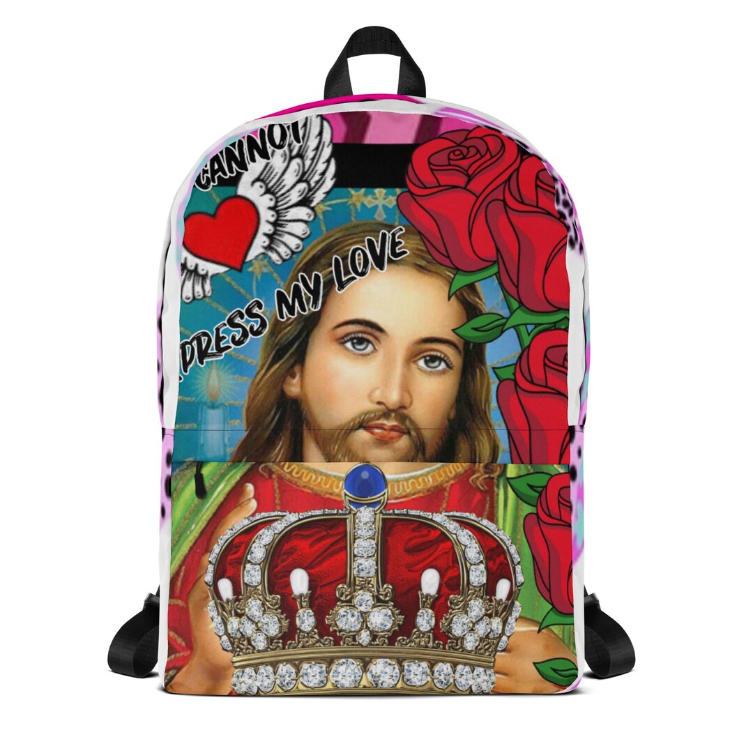Most Popular School Supplies Jesus Church Flowered Backpack King ...