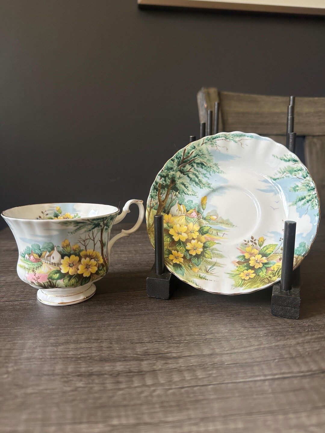 Royal Albert “primrose Hill” Teacup and Saucer – Country Scenes Series ...