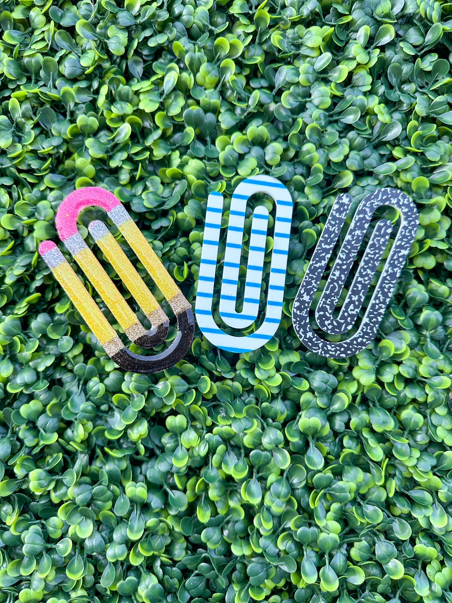 Colorful Jumbo Paperclip Bookmark- Bookmark. Jumbo Paper Clip for ...