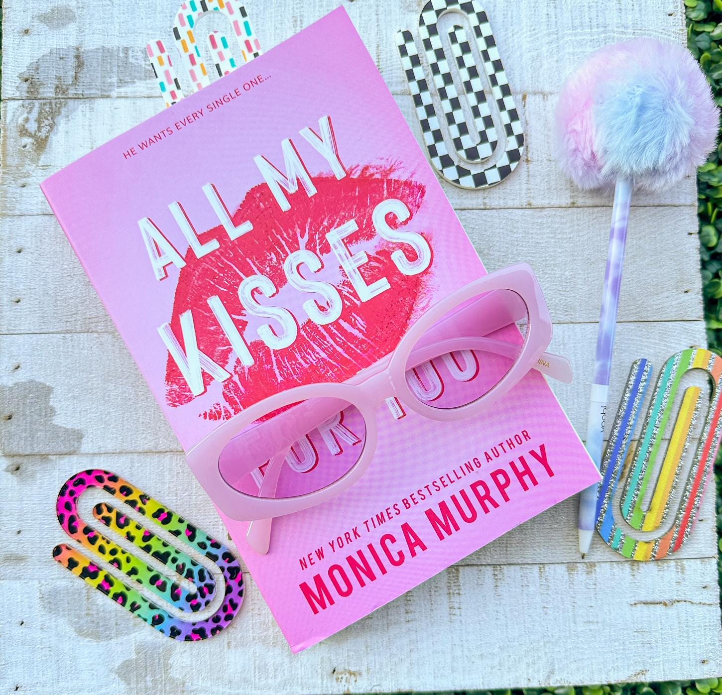 Colorful Jumbo Paperclip Bookmark- Bookmark. Jumbo Paper Clip for ...