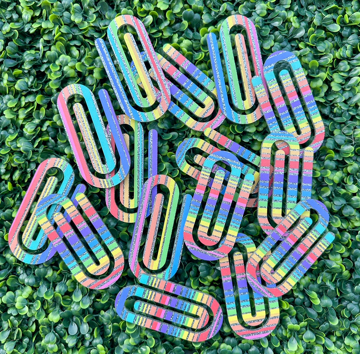 Colorful Jumbo Paperclip Bookmark- Bookmark. Jumbo Paper Clip for ...