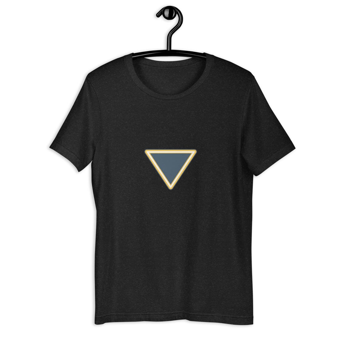 Triangle Pointing Downward — Minimal Symbol Tee - Etsy