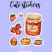 Cute Printable Stickers, Cottagecore Sticker Sheets Cute Vintage Food ...
