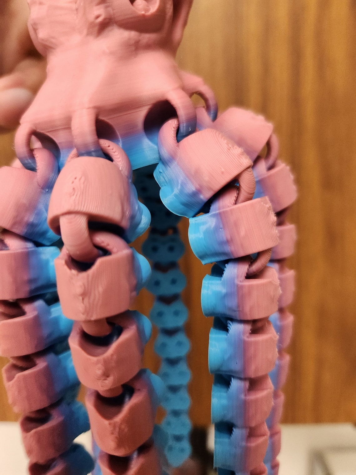 3d Print Articulated Octopus. Made With a Matte Pla Filament That ...