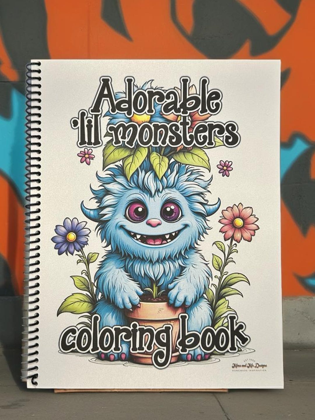 Cute Little Monsters Coloring Book, Adorable Lil' Monsters Adult and ...