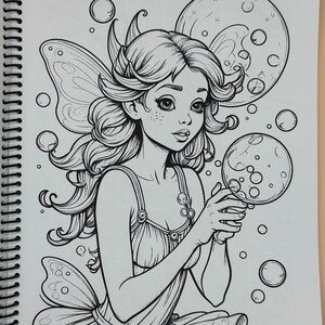 Magical Whispers a Coloring Book, Magic Themed Coloring, Stress Relief ...