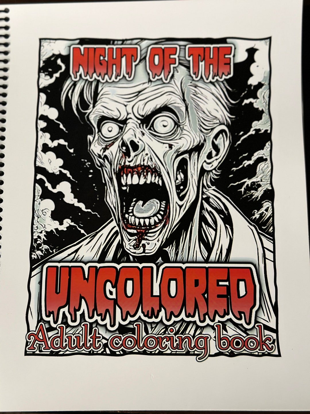 Color of the Undead Adult Coloring Book, Zombie Coloring Book, Zombie ...