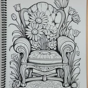 Magical Whispers a Coloring Book, Magic Themed Coloring, Stress Relief ...