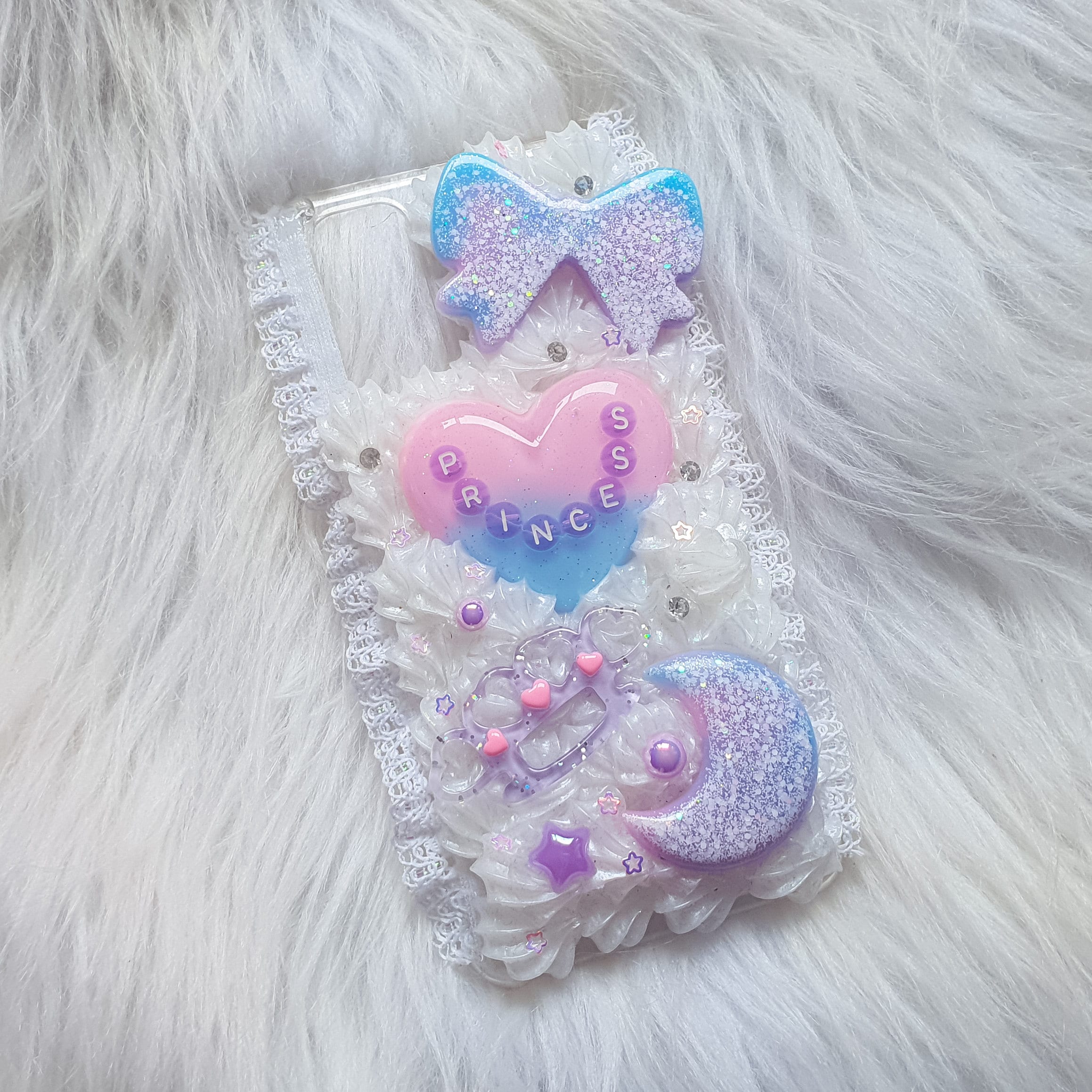Samsung S20 | Decoden Princess Theme Kawaii Phone Case With Lace Sides ...