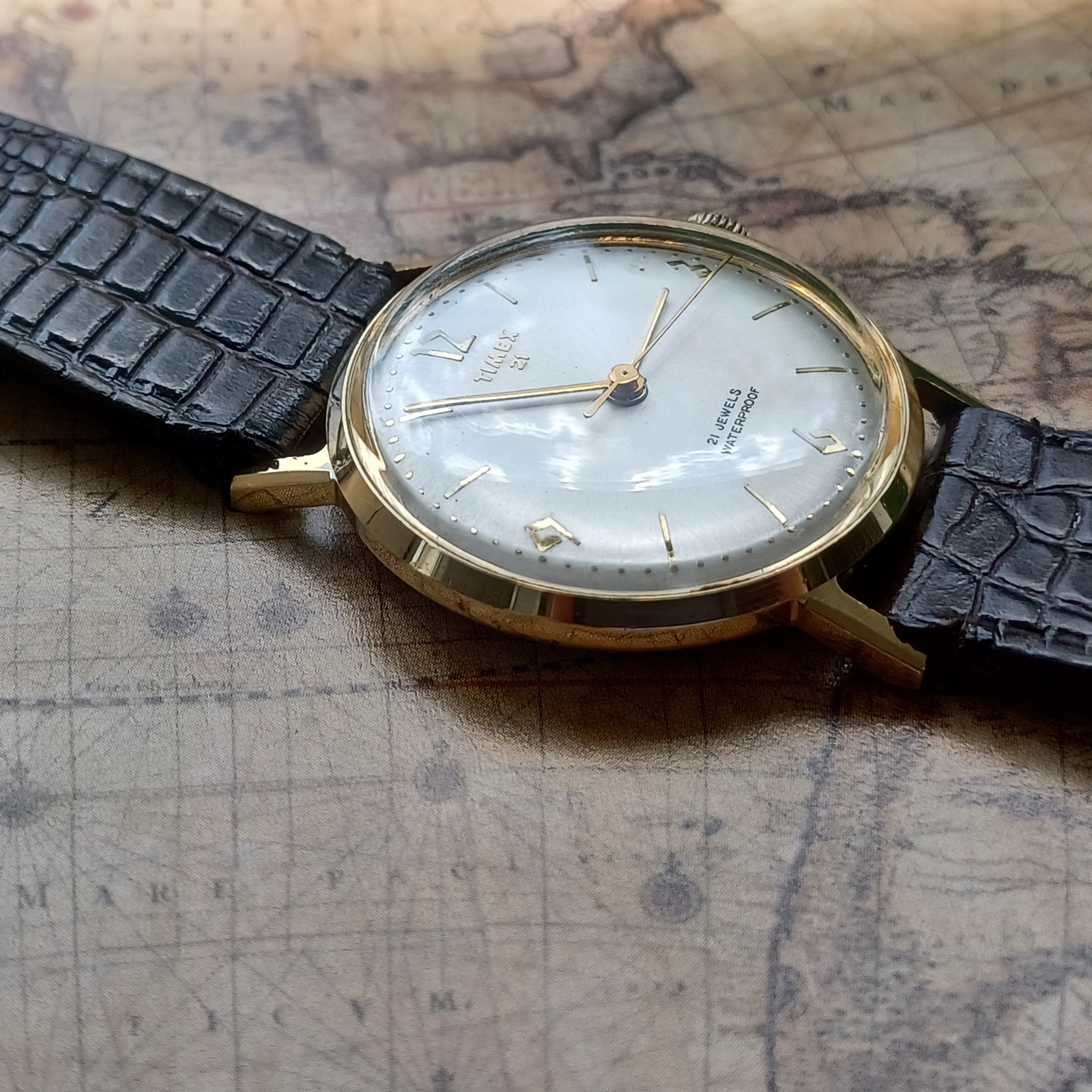 1962 Timex Prestige Collection 21 Jewels Vintage Retro Men's Watch - Etsy