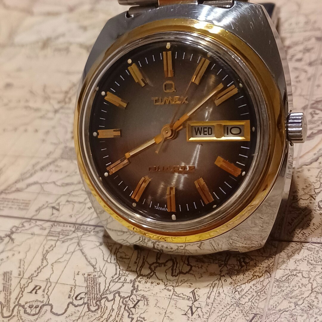 1978 Timex Vintage Retro Falcon Eye Quartz Q Watch - Etsy