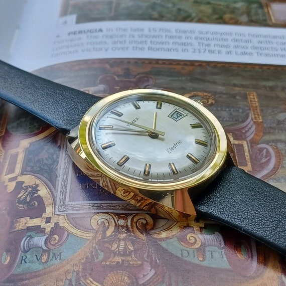 1971 Timex Electric Time Machine Men's Vintage watch … - Gem