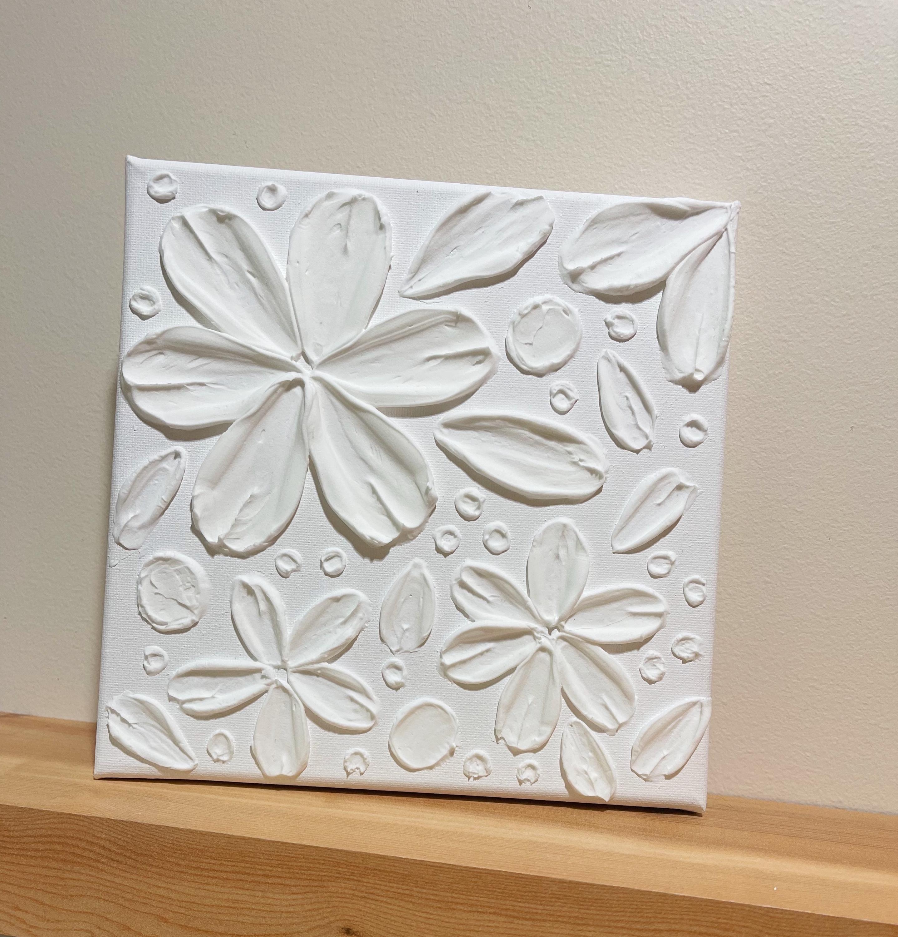 Textured Painting, Textured Flowers, Floral Textured Painting, Flower ...